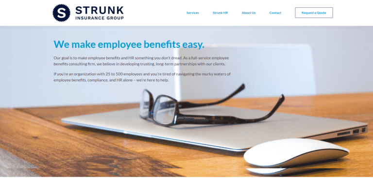 Client Highlight: Strunk Insurance Group's Website Rebuild ...